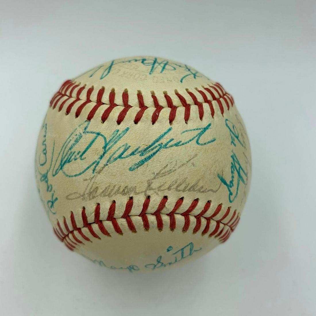 1968 All Star Game Team Signed Baseball Carl Yastrzemski 24 Sigs ...