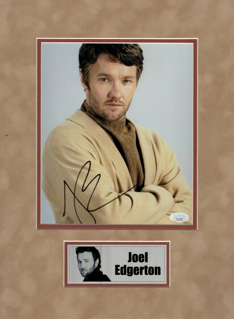Joel Edgerton Signed Autograph 8X10 Matted Photo Star Wars Owen Lars ...