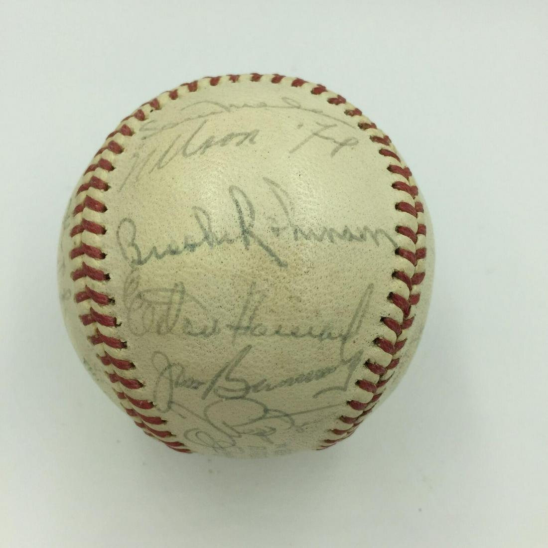 1963 All Star Game Team Signed Baseball Elston Howard Nellie Fox With ...