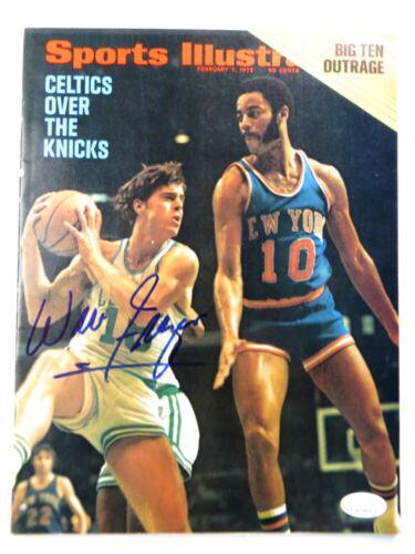 Walt Frazier Autographed Magazine Sports Illustrated 1972 Knicks Jsa