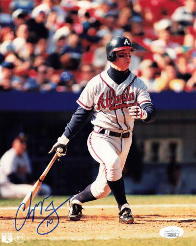 Chipper Jones Signed 8x10 Photo Atlanta Braves (jsa Vv33925)