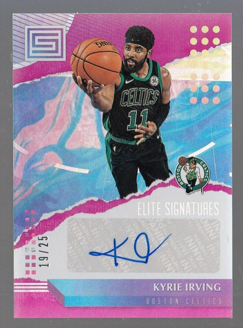 Kyrie Irving 2018 19 Panini Status Elite Signatures S Ki Celtics 84823