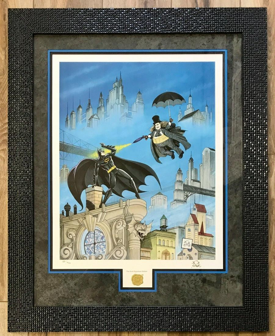 Vintage Bob Kane Signed Batman Returns The Penguins Revenge L/e ...