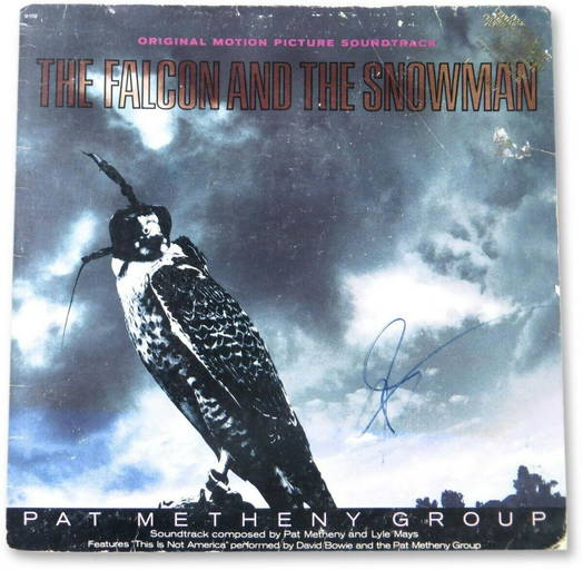 Sean Penn Signed Autographed Record Cover Falcon And The Snowman Bas