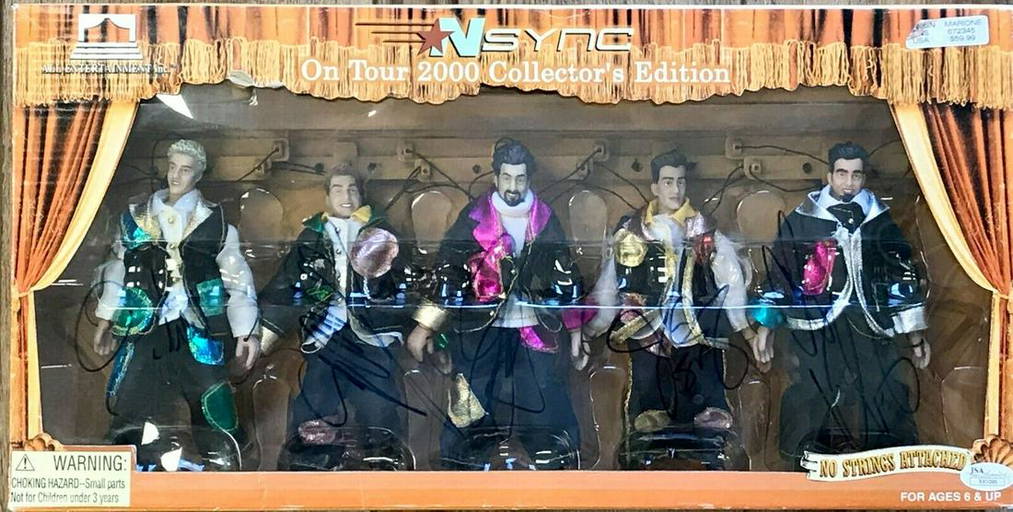 Nsync Group Signed 2000 No Strings Attached Figures Timberlake/fatone ...