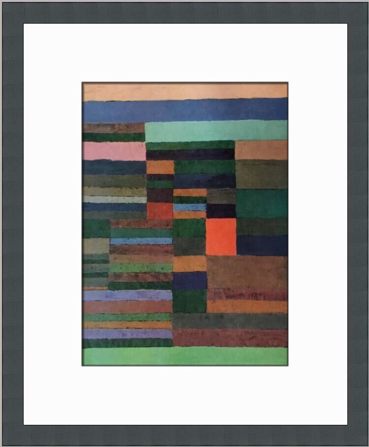 Paul Klee Individualized Measurement Of Strata Custom Framed Print Auction