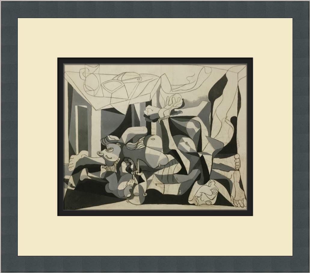 Pablo Picasso The Charnel House Newly Custom Framed Print Auction