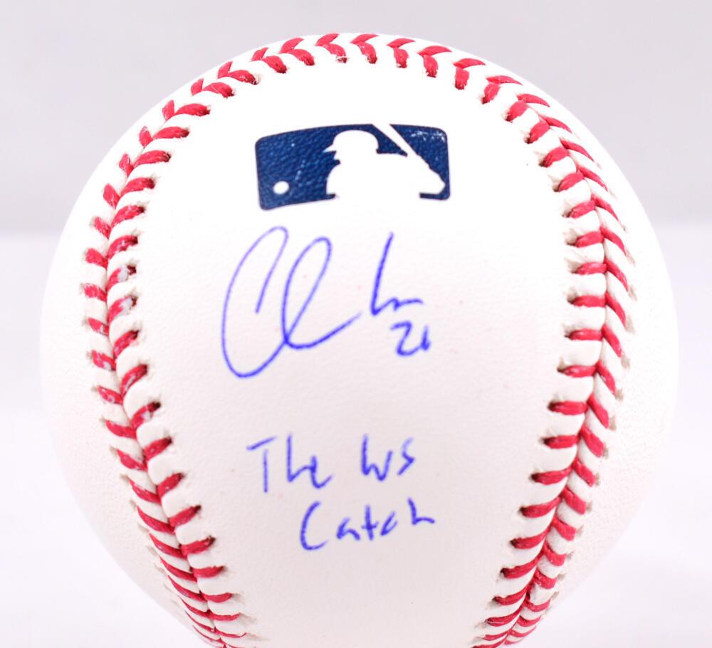 Chas Mccormick Autographed Rawlings Oml Baseball W/ws Catch - Jsa W ...