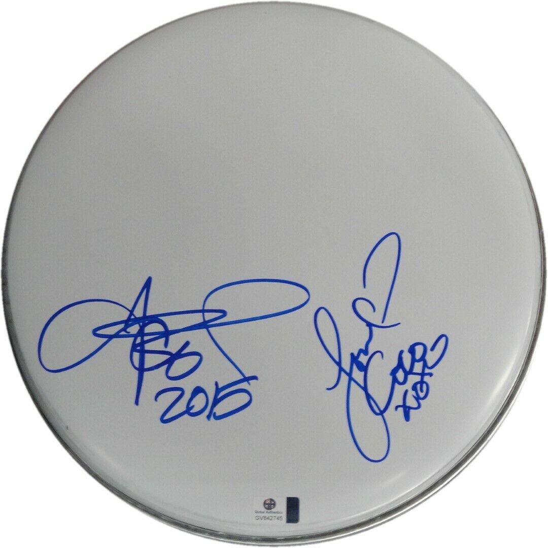 Ice-t / Coco Dual Hand Signed Autographed 10" Drum Head Ga Gv Auction