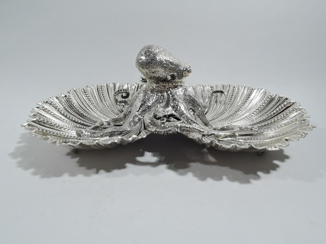 Buccellati Bowl - Octopus Shell Serving Centerpiece - Italian Sterling ...