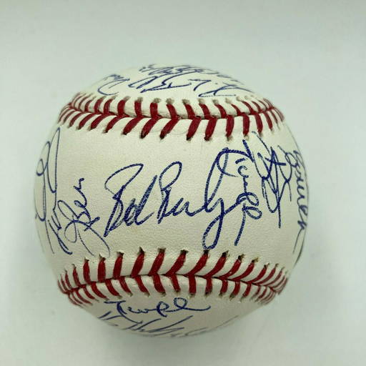 Rare 2001 Arizona Diamondbacks World Series Champs Team Signed Baseball ...