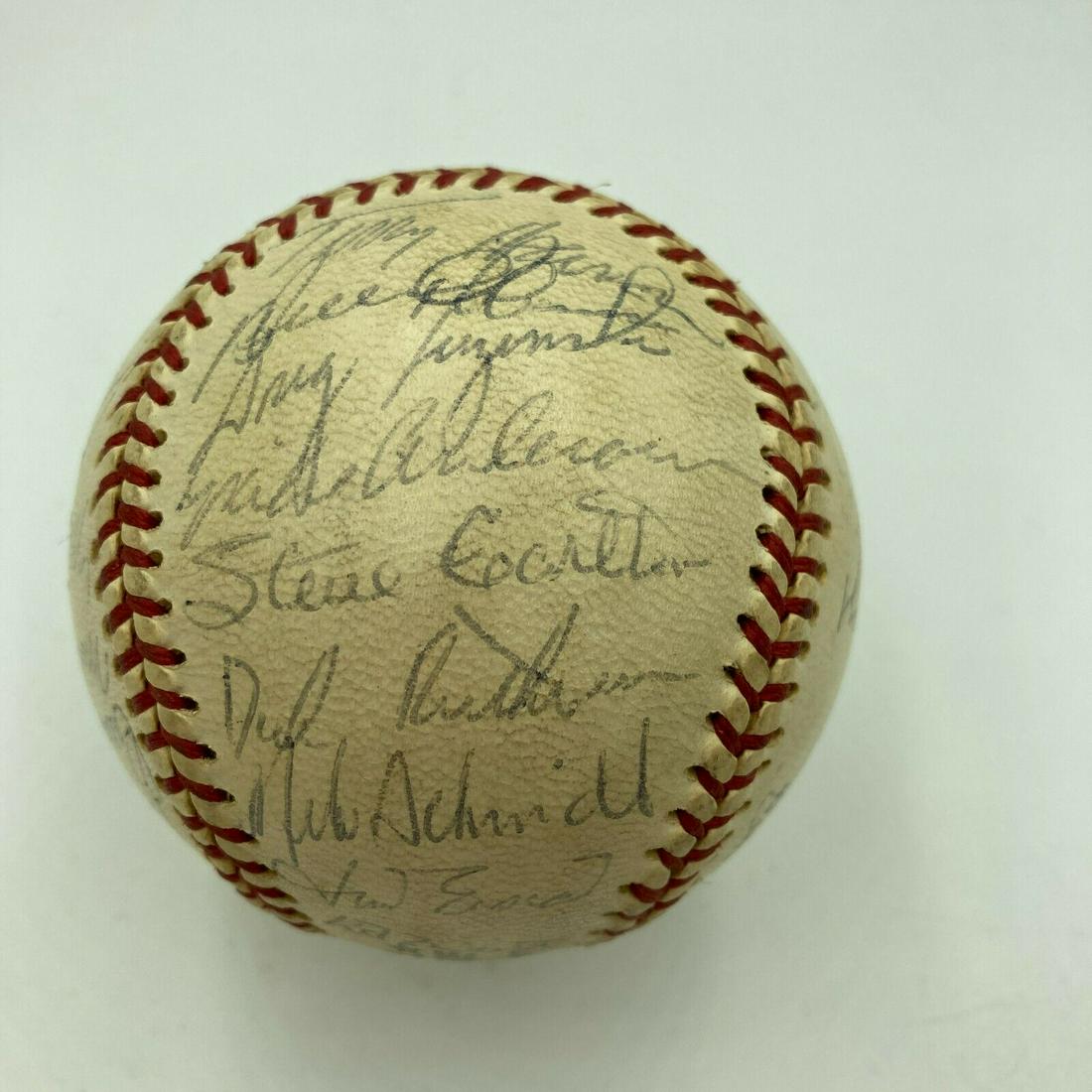 Mike Schmidt 1972 Philadelphia Phillies Team Signed National League ...