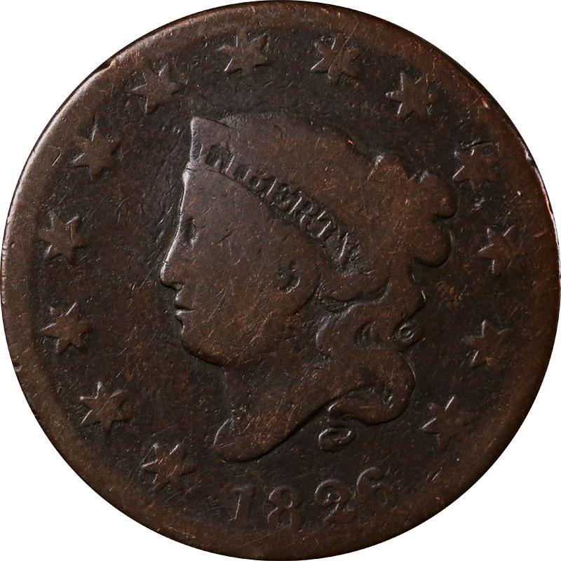 1826 Large Cent Auction