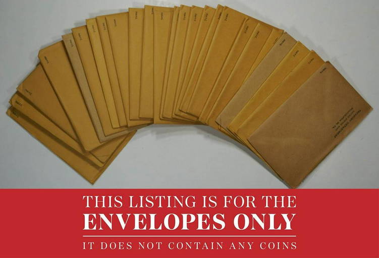 Lot Of (25) 1960 Proof Set *envelopes Only* Original Government Packaging