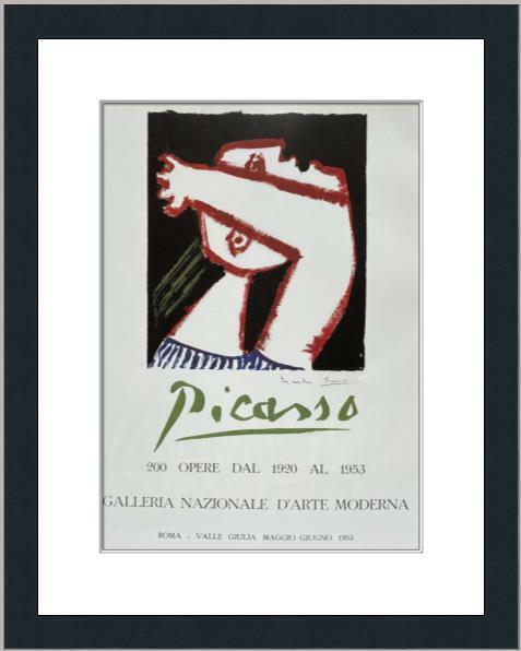 Pablo Picasso Picasso: 200 Works Print Newly Custom Framed