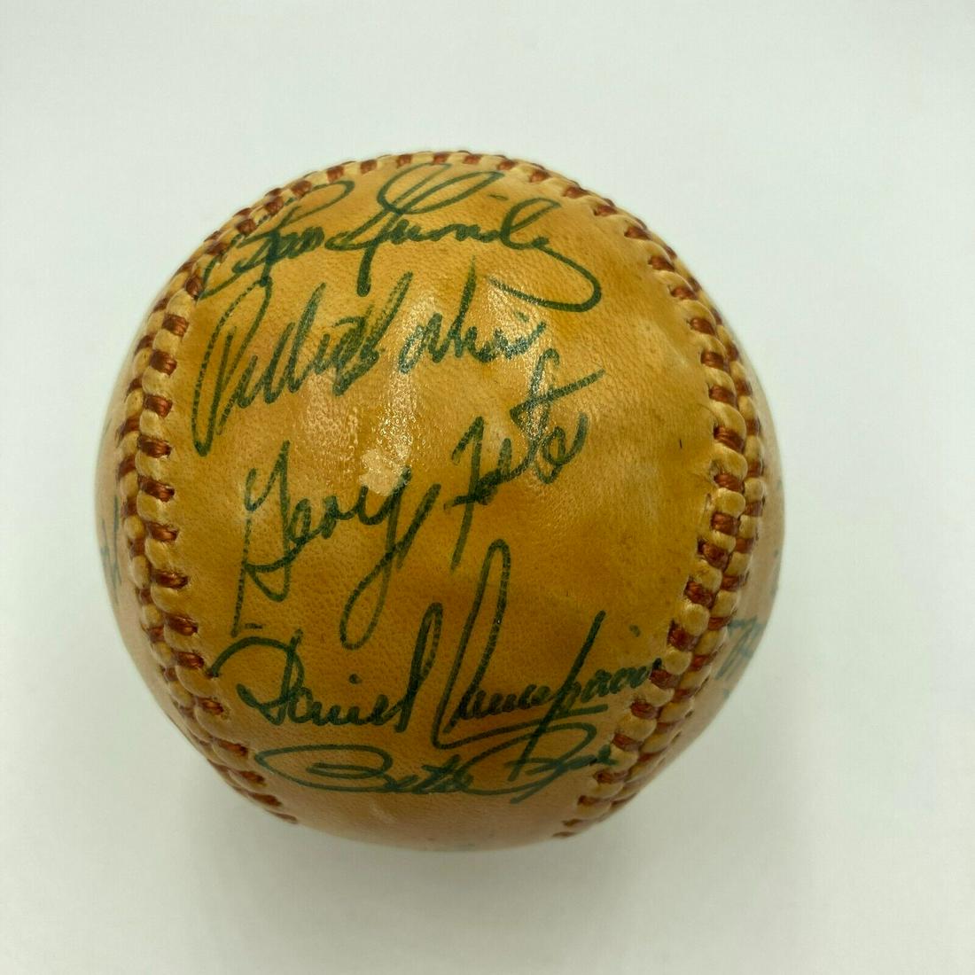 1972 Cincinnati Reds Nl Champs Team Signed Baseball Big Red Machine Jsa ...