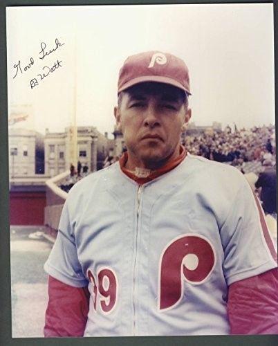 Eddie Watt Phillies Autographed/signed 8x10 Photo 123602 Auction