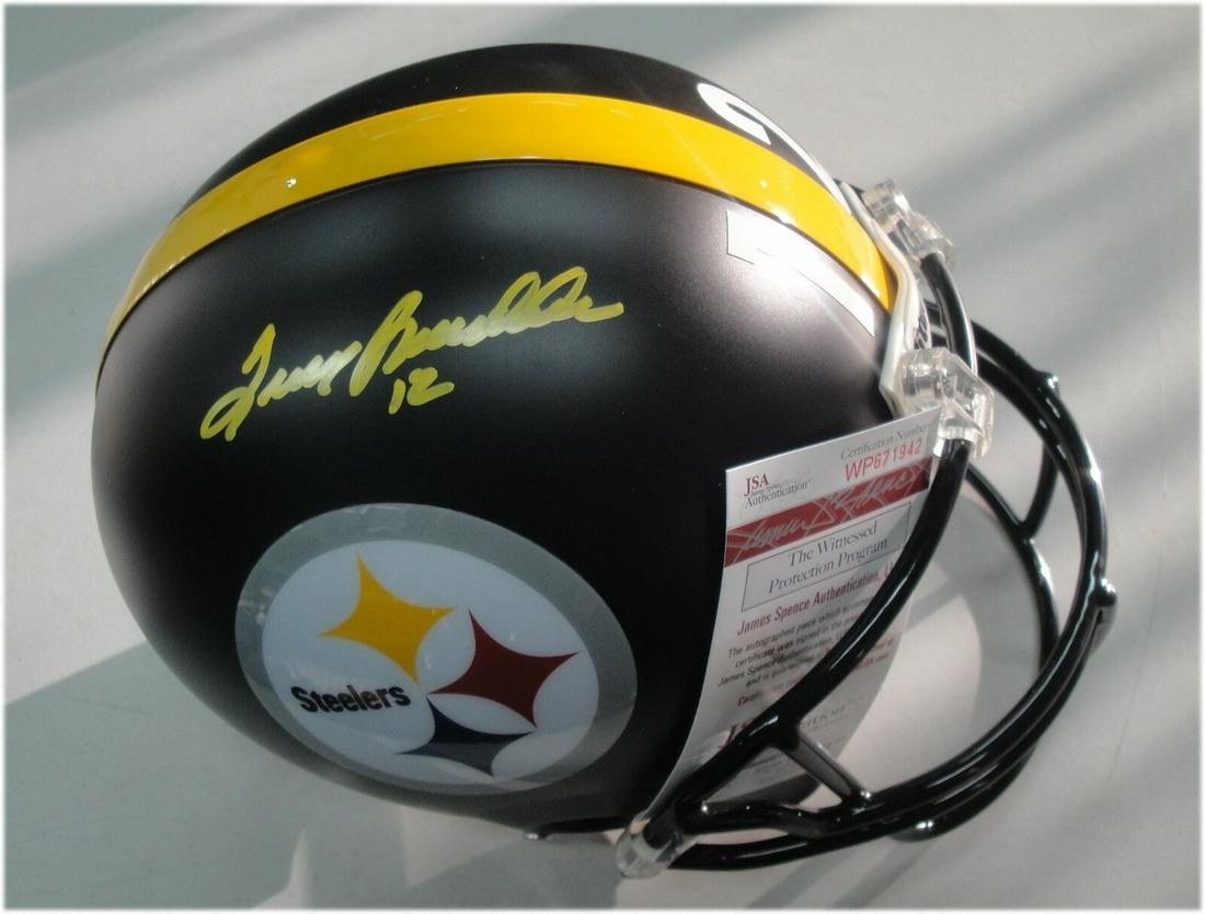 Terry Bradshaw Hand Signed Auto Fs Helmet Pittsburgh Steelers Itp Auction