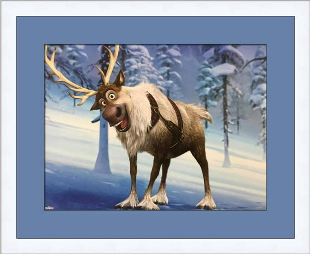 Disneys Frozen Sven Custom Framed Poster
