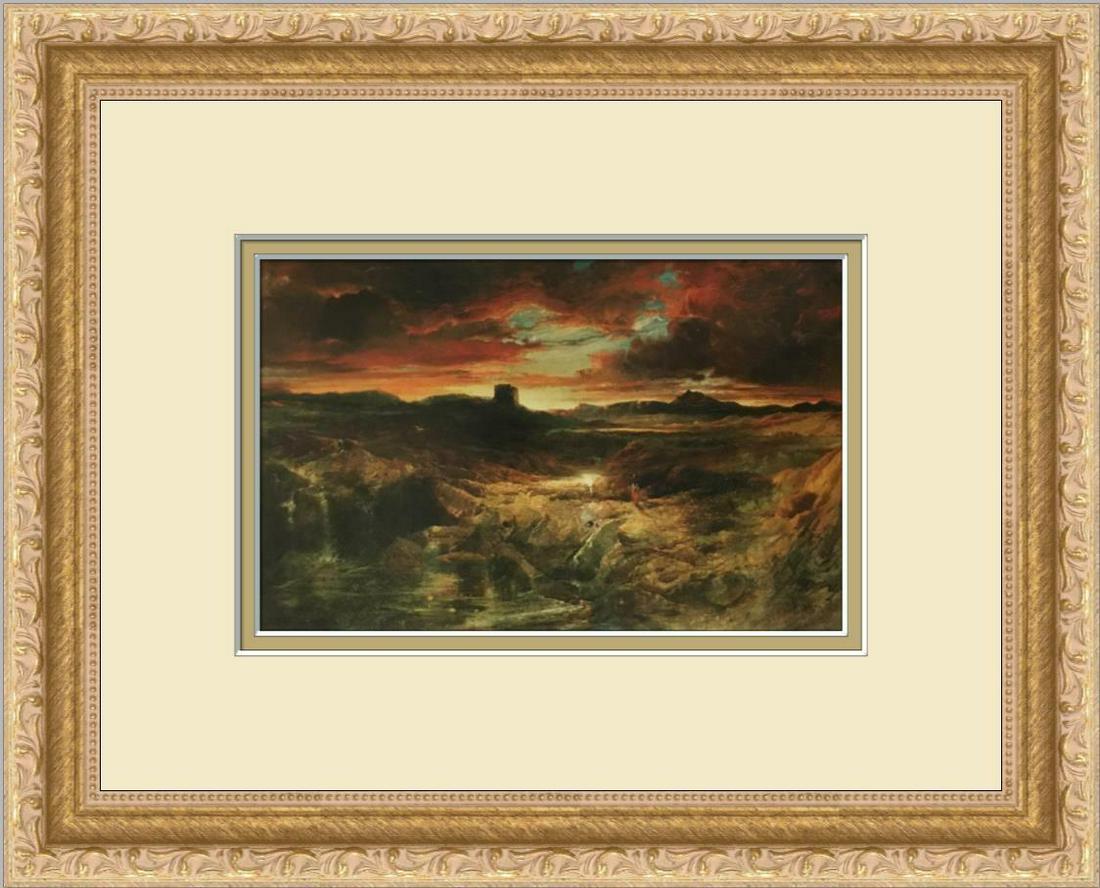 Thomas Moran Childe Roland To The Dark Tower Came Newly Custom Framed ...
