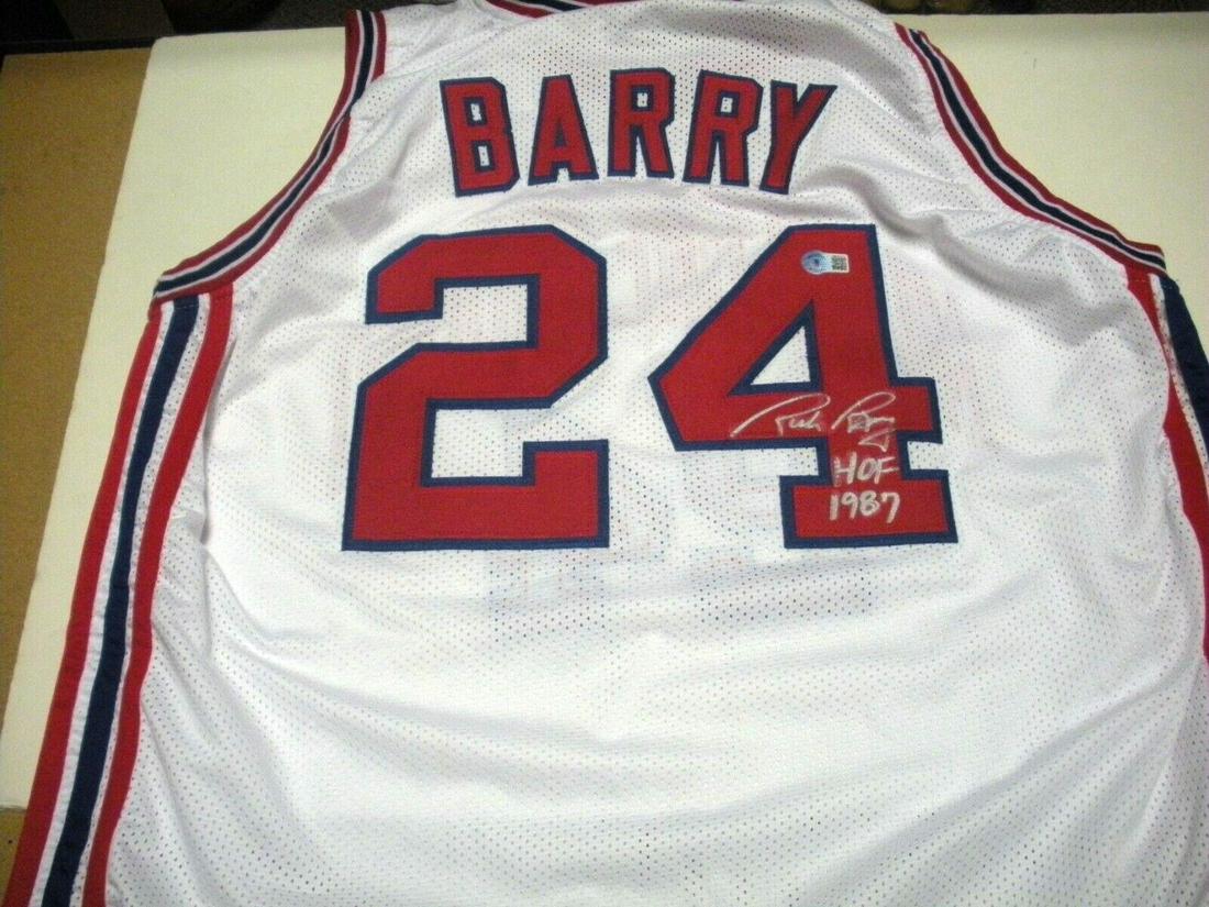 Rick Barry Miami Hurricanes Golden State Warriors Hof Jsa/coa Signed ...