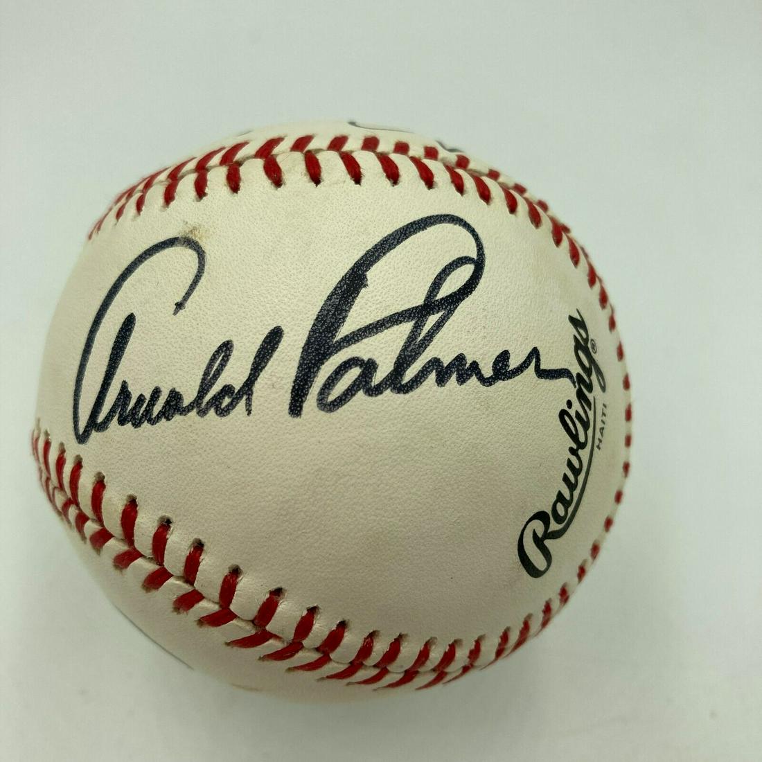 Arnold Palmer Jack Nicklaus Gary Player Golf Legends Signed Baseball ...