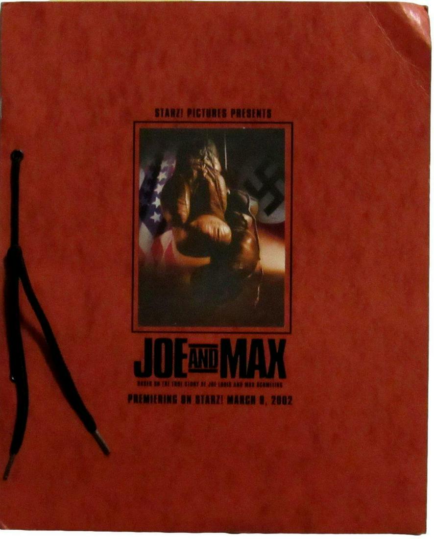 2002 Starz Joe And Max Movie Press Kit Joe Louis Max Schmeling Boxing ...