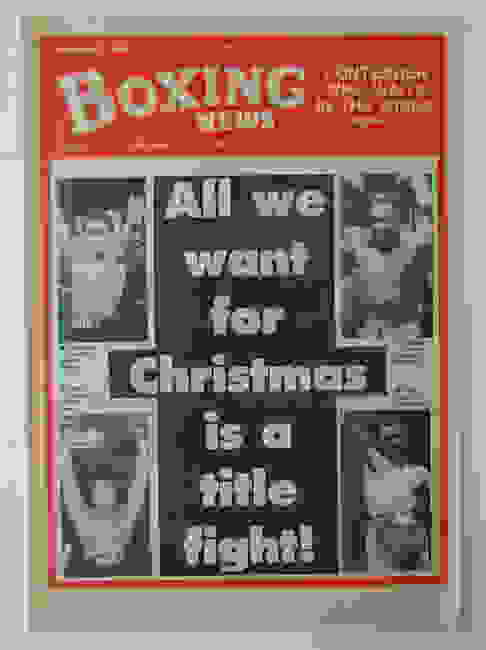 December 23 1988 Boxing News Magazine Mcguigan/bruno/graham/pyatt Auction