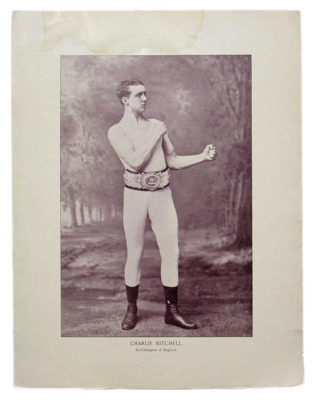Charlie Mitchell Boxer 1895 Boxing Gladiators 11x15 Supplement Poster ...