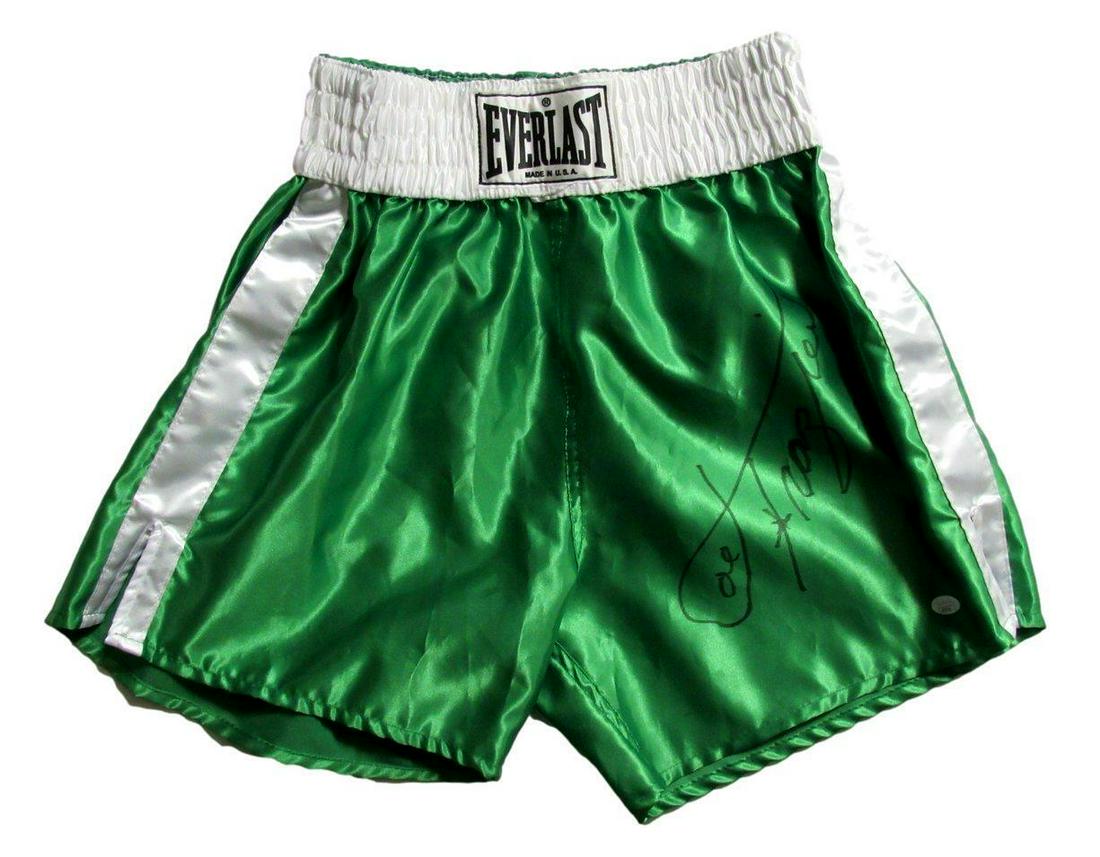 Joe Frazier Autographed Everlast Boxing Trunks Jsa Auction