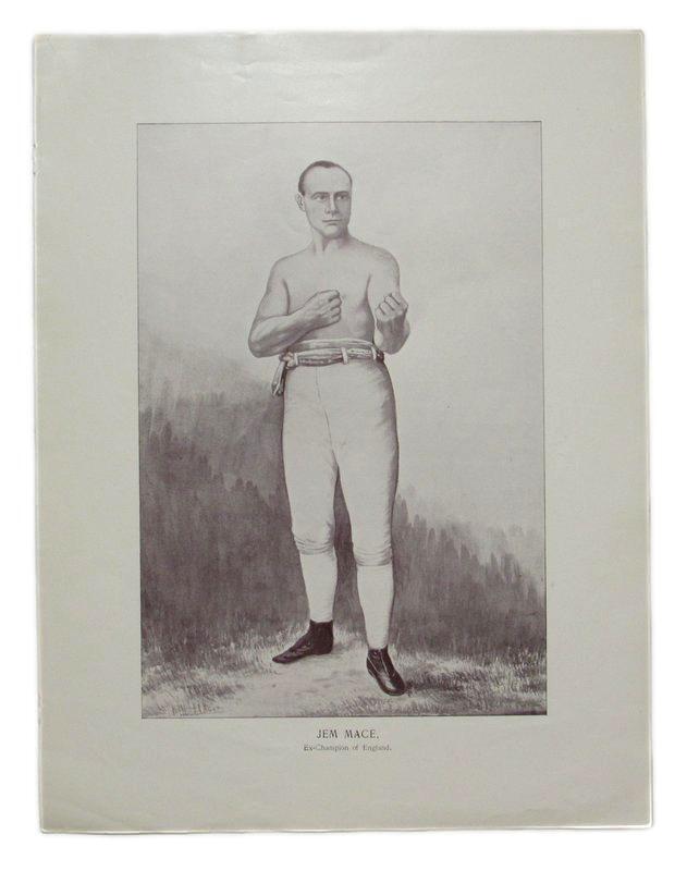 Jem Mace Boxer 1895 Boxing Gladiators 11x15 Supplement Poster Auction