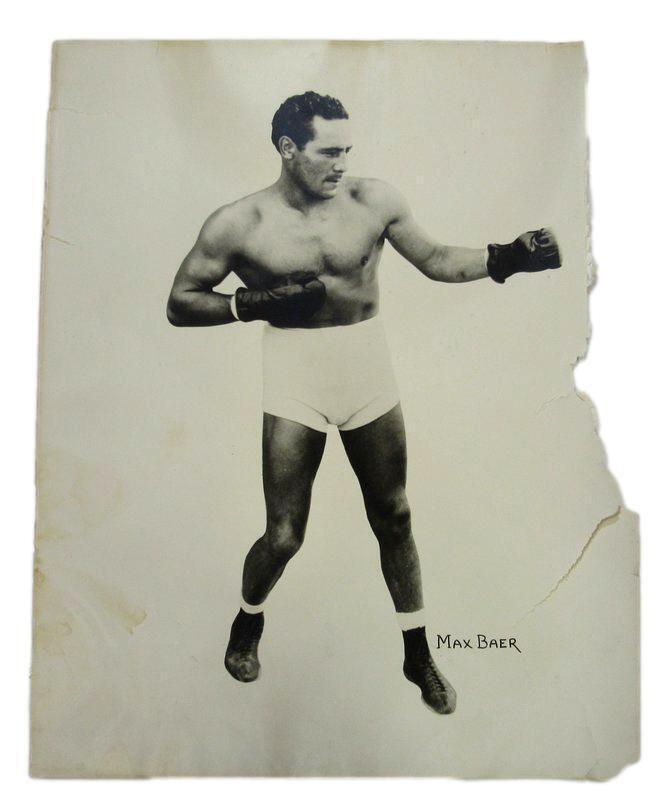 Max Baer Heavyweight Champion Hof 16x20 B/w Photo/print Auction