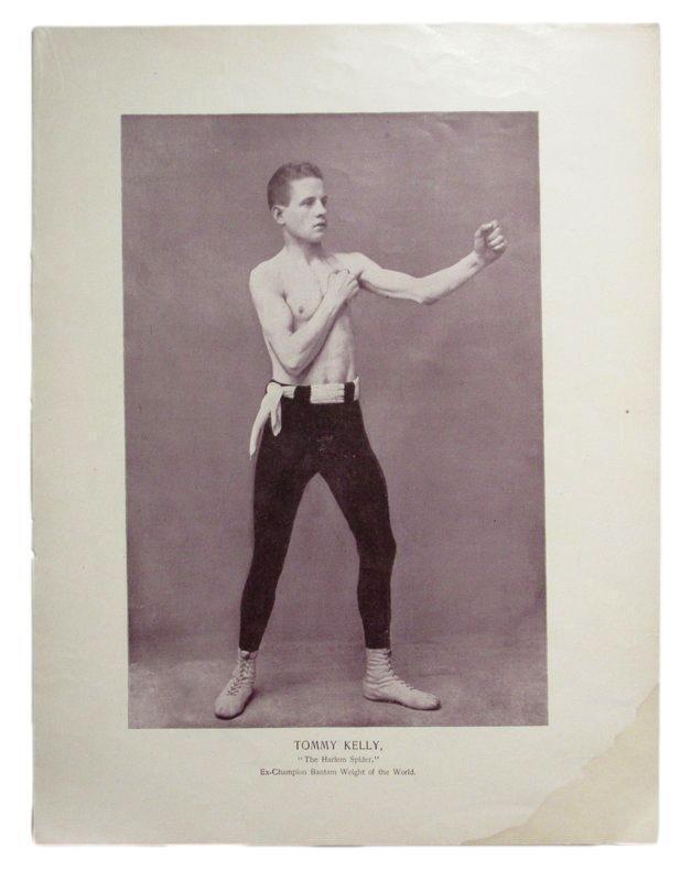 Tommy Kelly"the Harlem Spider"1895 Boxing Gladiators 11x15 Supplement ...