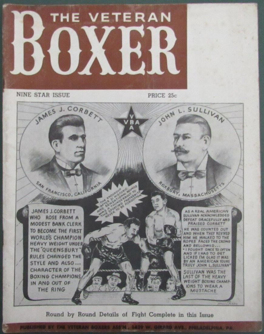 The Veteran Boxer Magazine Nine Star Issue Corbett/sullivan 167721 Auction