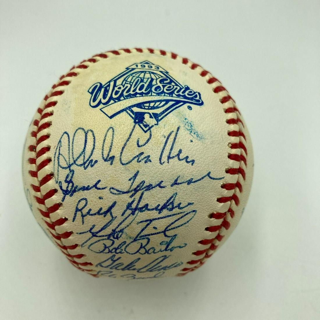 1993 Toronto Blue Jays World Series Champs Team Signed W.s. Baseball ...