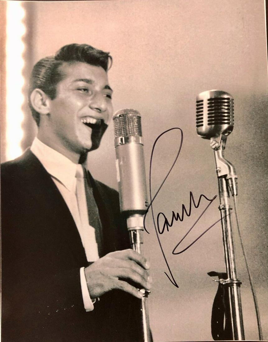 Paul Anka (singer/ Puppy Love) Signed (black And White)11x14 Photo (mv1 ...