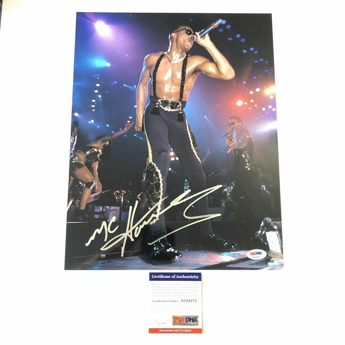 Mc Hammer Signed 11x14 Photo Psa/dna Autographed Auction