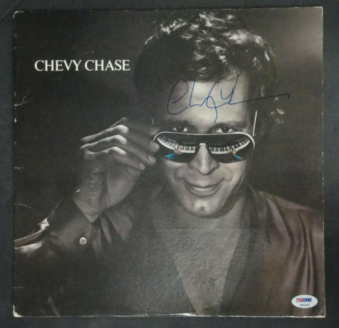 Chevy Chase Hand Signed Vintage Autographed Record Album Psa Auction