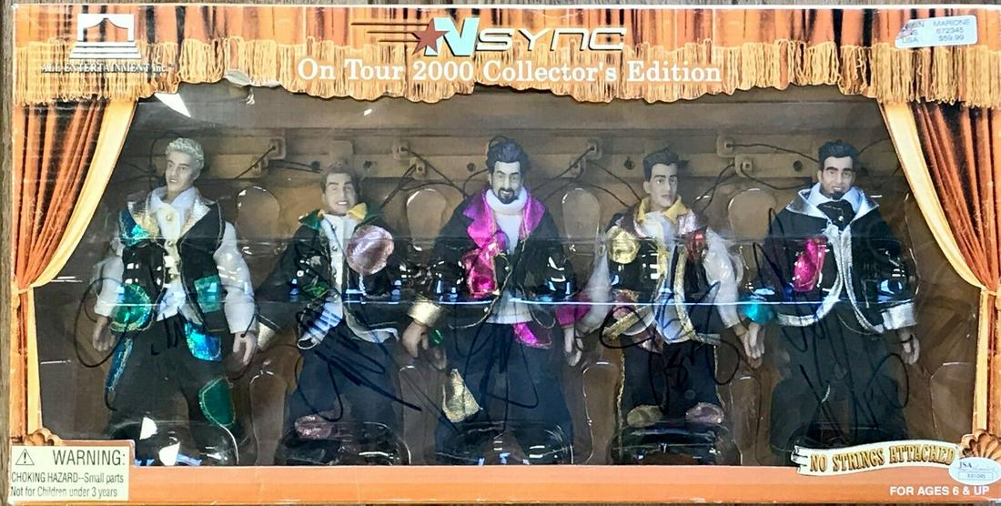 Nsync Group Signed 2000 No Strings Attached Figures- Timberlake/fatone ...