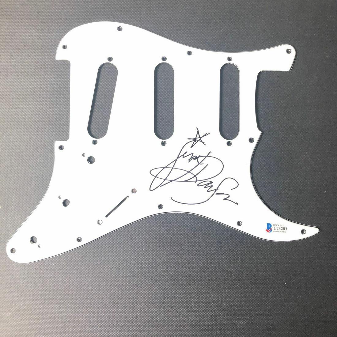 Jinx Dawson Signed Pickguard Bas Beckett Autographed Coven Auction
