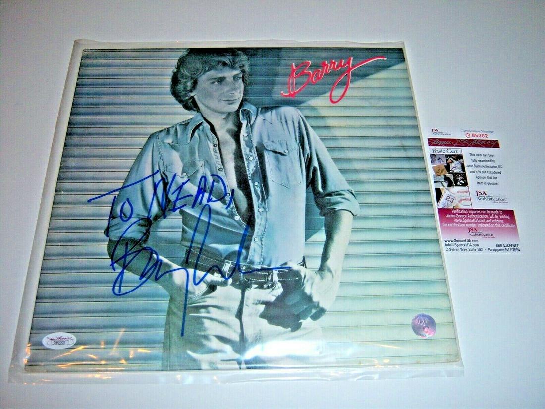 Barry Manilow Barry Famous Musician Legend Jsa/coa Signed Lp Record ...