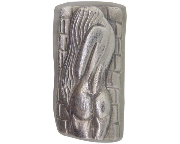 7 Troy Ounce 999 Fine Silver Hand Poured Bison Bullion Premium Bar