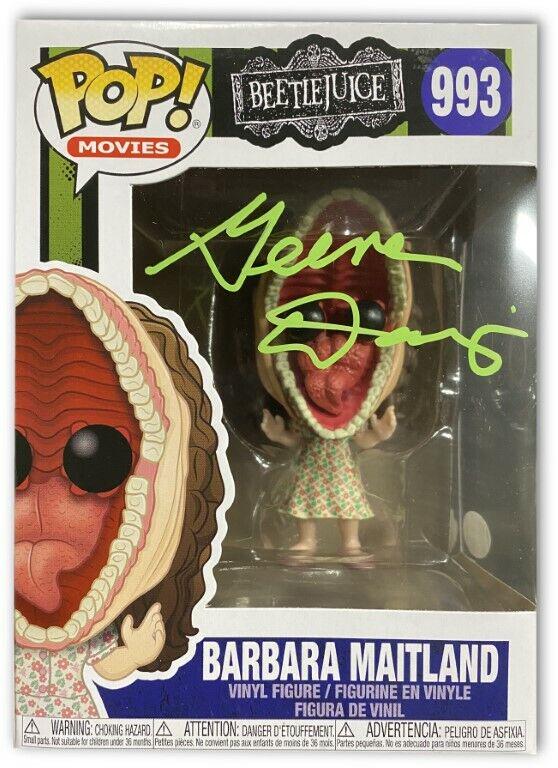 Geena Davis Signed Auto Beetlejuice Funko Pop! Barbara Maitland ...