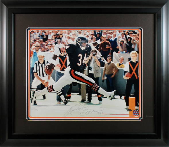 Bears Walter Payton "sweetness 16 726" Signed 16x20 Framed Photo Le ...