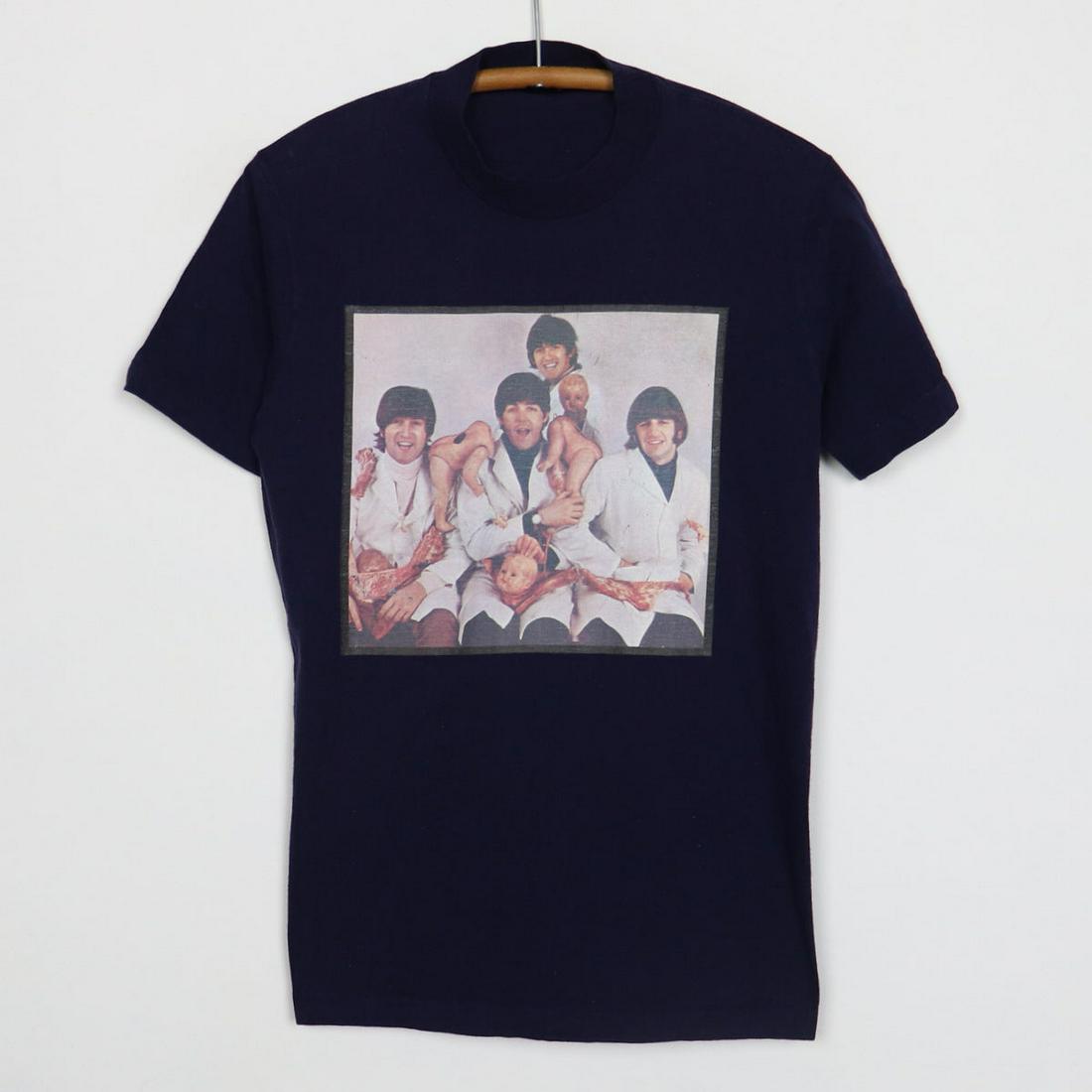1970s The Beatles Yesterday And Today Butcher Album Cover Shirt Auction