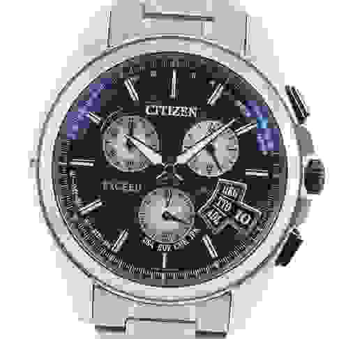 Citizen Exceed H610-t018521 Titanium Eco Drive Chronograph Mens Watch ...