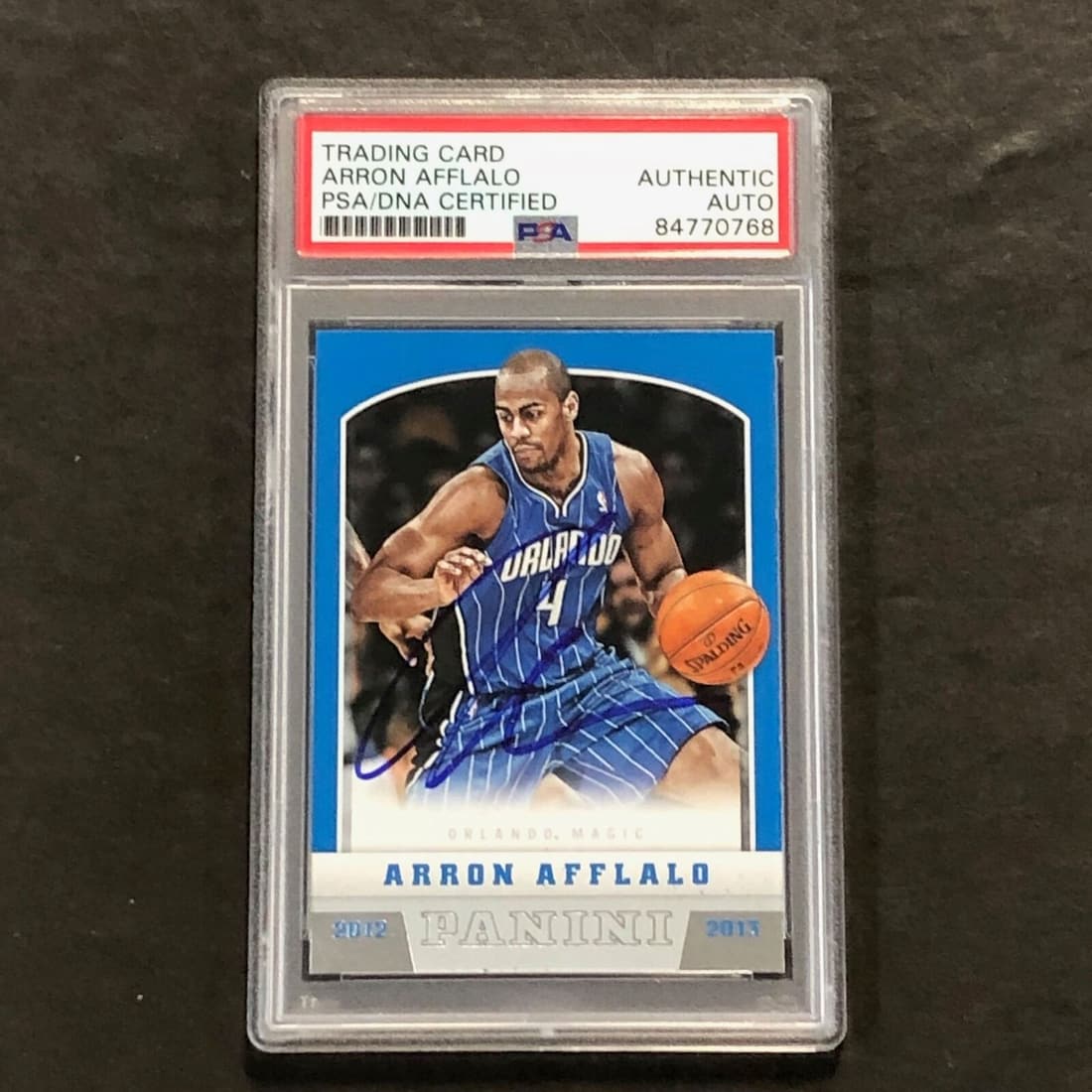 2012-13 Panini Basketball #16 Arron Afflalo Signed Card Auto Psa/dna ...