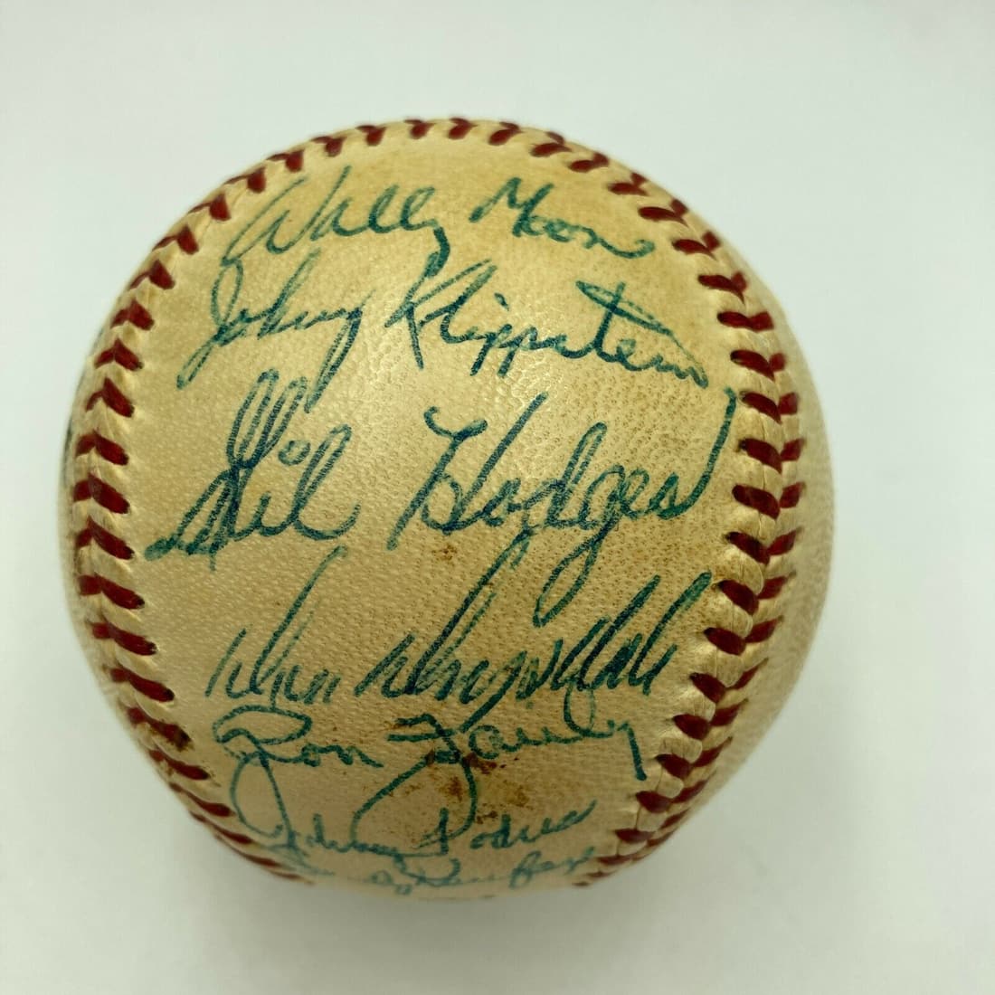 1959 Los Angeles Dodgers World Series Champs Team Signed Baseball ...