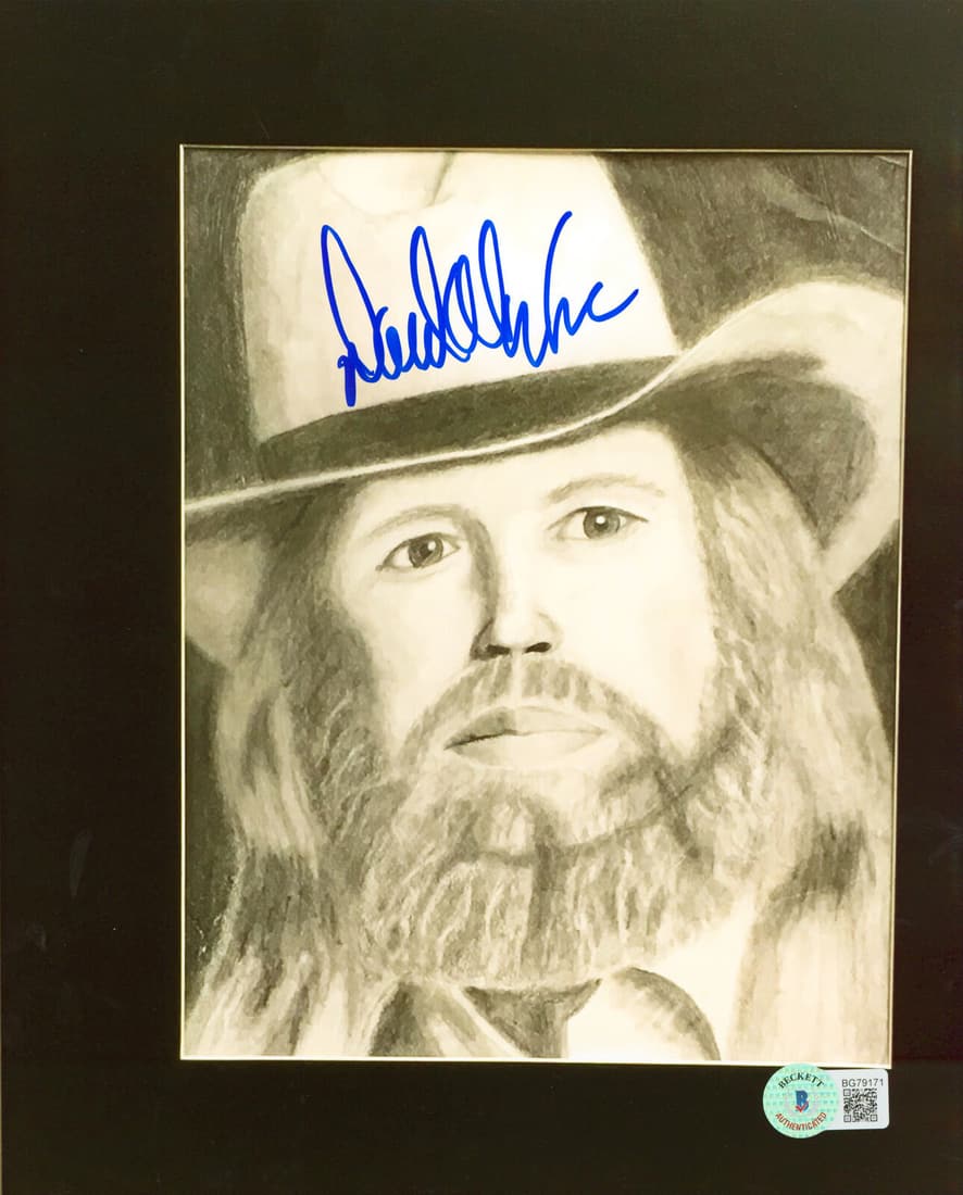 David Allan Coe Signed 8x10 Photo Autographed Bas #bg79171 Auction