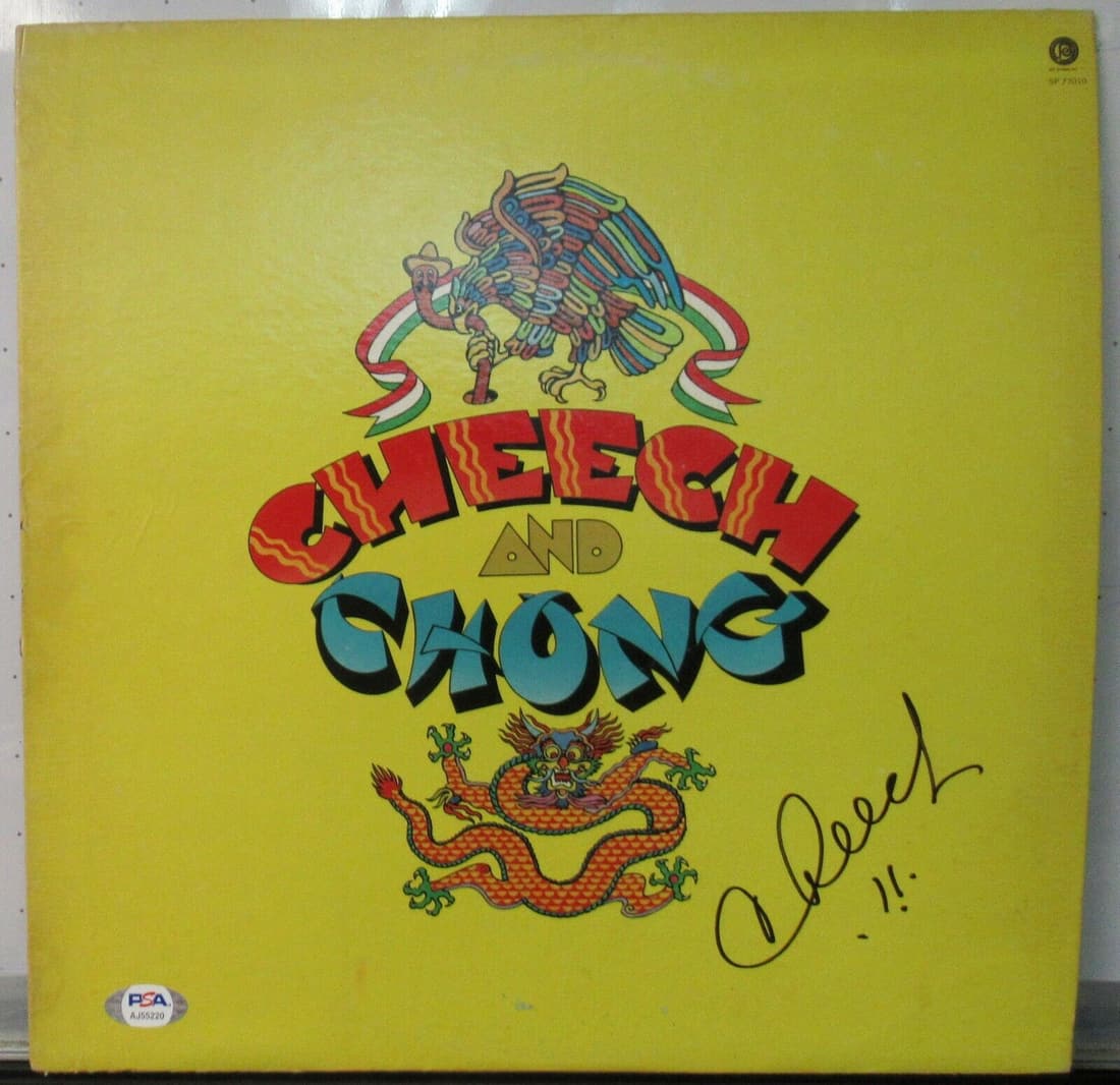 Cheech Marin Signed Autographed Album Cheech And Chong Psa/dna Aj55220 ...